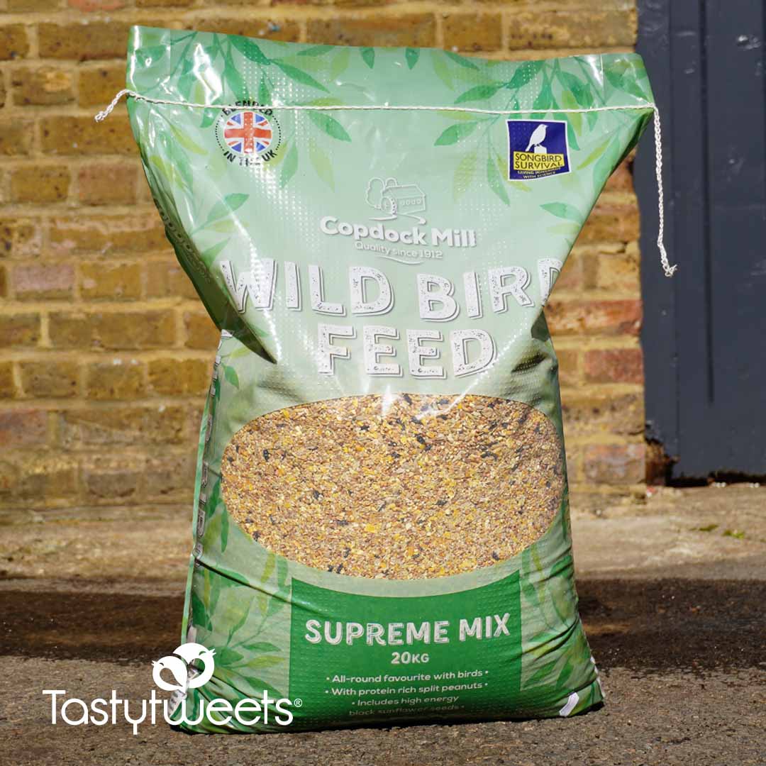 20kg Wild Bird Feed Supreme Mix By Copdock Mill — Tasty Tweets Bird Feed